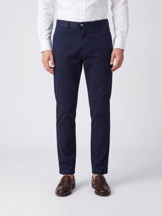 Incotex Slim-Fit Chino-Hose aus Stretch-Baumwolle mit mittlerer Leibh&ouml;he
