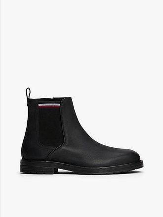 Tommy Hilfiger Bottines Chelsea zipp&eacute;es crant&eacute;es doublure chaude