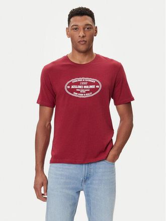 Jack & Jones Jack & Jones T-Shirt York 12283800 Rot Relaxed Fit