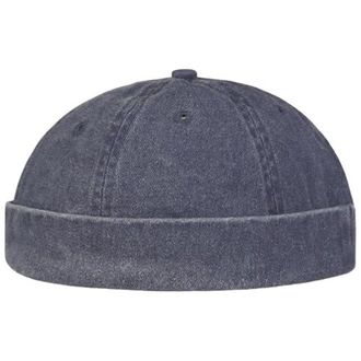 LIPODO Bonnet Docker Uni Cotton Homme - Beanie en Coton Casquette Skull Bonnets Docker, Fermeture Fermeture Scratch Printemps-&eacute;t&eacute; &Eacute;t&eacute; - Taille Unique Bleu fo