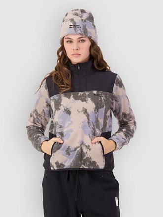 Mons Royale Pileup Wool 1/4 Half-Zip Pull Polaire camouflage