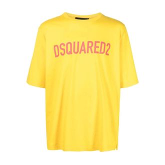 Dsquared2 Kurz&auml;rmeliges T-Shirt - - Tops - Herren - Gelb - M