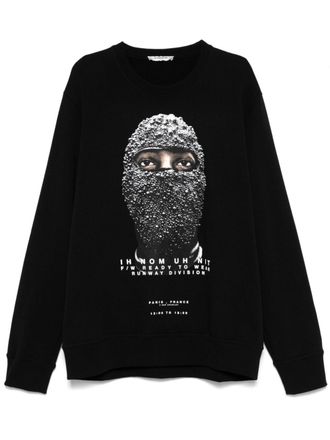 Ih Nom Uh Nit Pullover mit Black Mask-Print - Schwarz