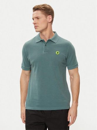 Save The Duck Poloshirt Ovidio DR1213M-BATE18 Gr&uuml;n Regular Fit