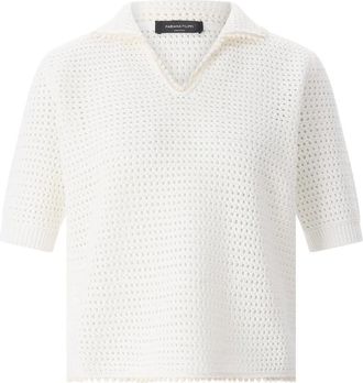 Fabiana Filippi Femme, Pulls, Blanc, Taille: 34 FR V-neck Tricots