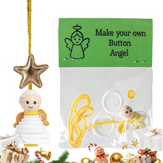 Generic Weihnachtsbaum Ornamente Set - Interaktiv H&auml;ngend | Weihnachten Weihnachtsmann Bastelset | f&uuml;r T&uuml;r Wand Kaminsims Wohnzimmer Schlafzimmer Party Kinder