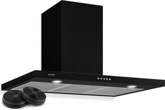 Klarstein Klarstein - Limelight Dunstabzugshaube 90cm Wandhaube 600m&sup3;/h schwarz