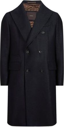 Windsor Manteau mi-long Cantro en laine m&eacute;lang&eacute;e