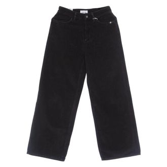 Amish Linda 600/r Pxt Lange Samthose - - Trousers - Damen - Schwarzk - 3XS