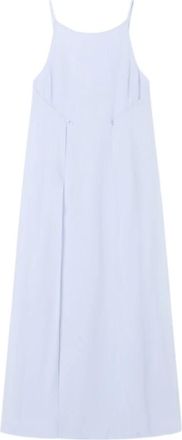 Emporio Armani Femme, Robes, Bleu, Taille: 42 FR Robe Midi Trap&egrave;ze