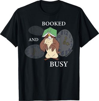 Disney Winnie the Pooh Owl Booked and Busy Funny Mood T-Shirt
