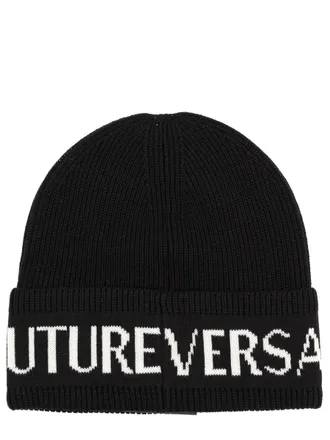 Versace Jeans Couture 79YAZK40_ZG020L01 Beanie - Black