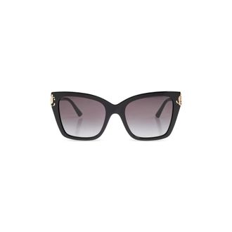 Jimmy Choo London Femme, Accessoires, Noir, Taille: 54 MM Lunettes de soleil oeil-de-chat
