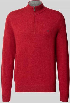 Fynch-Hatton Regular Fit Troyer aus Woll-Kaschmir-Mix