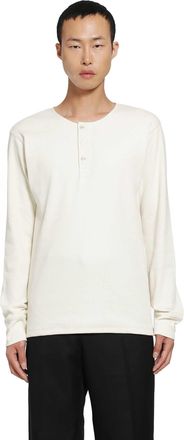 Christophe Lemaire Long Sleeve Henley T-Shirt