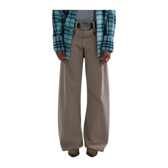 Replay Jean large - Femme - Jeans - Beige - Taille: W27