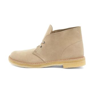 Clarks Homme, Chaussures, Beige, Taille: 44 1/2 EU Desert Boot Sand Suede