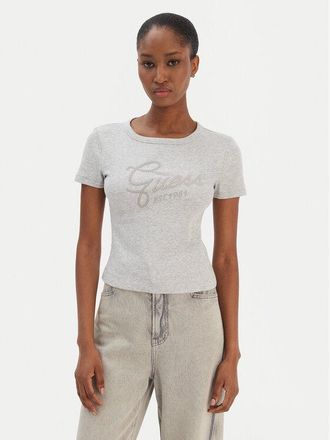 Guess T-Shirt W6RI22 KA0H1 Grau Slim Fit