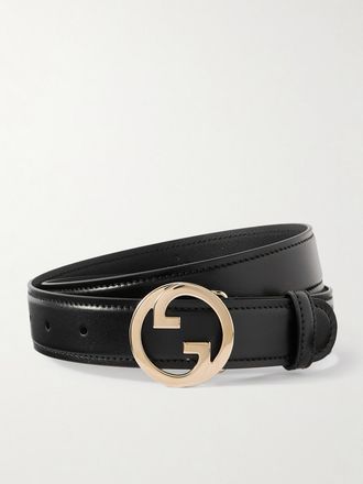 Gucci Blondie Gürtel Aus Leder - Schwarz