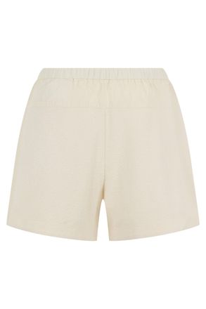Moncler Womens Shorts With Drawstring Cream Polyester