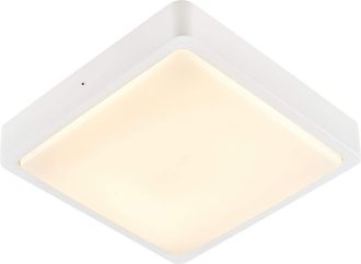 SLV AINOS SQUARE, Outdoor LED Wand- und Deckenaufbauleuchte wei&szlig; CCT switch 3000/4000K