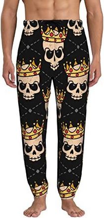 DJNGN Pantalon de Jogging Unisexe &agrave; Motif t&ecirc;te de Mort Royal King Repeat, Pantalon de surv&ecirc;tement Fantaisie