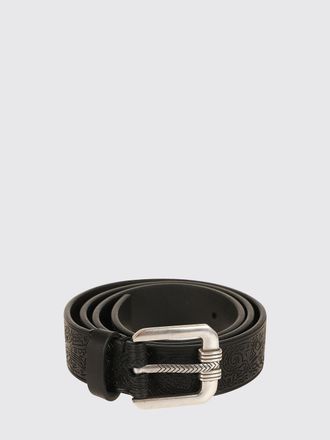 Etro Ceinture r&eacute;versible en cuir de veau gaufr&eacute; &agrave; motif Paisley
