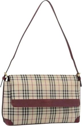 Burberry Sac &agrave; main vintage en toile Pre-owned - Femme - Pre-owned - Beige - Taille: ONE Size