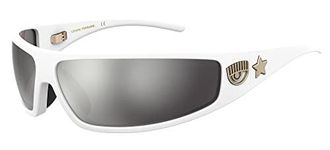 Chiara Ferragni CF 7017/s Sunglasses, VK6/T4 White, 85 Unisex