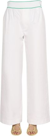 Bottega Veneta Cotton Twill Trousers - White