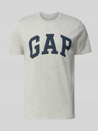 GAP T-Shirt mit Logo und Rundhalsausschnitt