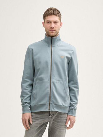 Tom Tailor Sweatshirt Strick & Sweatshirts Sweatjacke mit Stehkragen