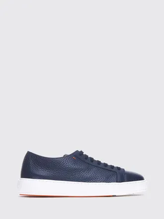 Santoni Baskets Homme couleur Bleu