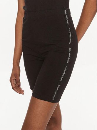 Calvin Klein Jeans Bikershorts Logo J20J223137 Schwarz Slim Fit