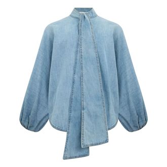 Zimmermann Femme, Blouses et Chemises, Bleu, Taille: 36 FR Blouses & Chemises