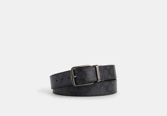 Coach Kartenetui Mit Box Und G&uuml;rtelset Aus Signature Canvas f&uuml;r M&auml;nner in Multi