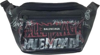 Balenciaga unisex, Pre-owned, Noir, Taille: ONE Size Sac Banane Vintage en Nylon Pre-owned