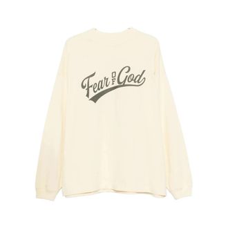 Fear of God Merch Langarmshirt - - Tops - Herren - Beige - 2XL