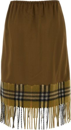 Burberry Camp Viscose Gonne Skirt