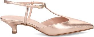 Sangiorgio Imola Slingback T-Strap en cuir rose pour femme - N97 Imola Contour - Taille 37, rose, 38 EU