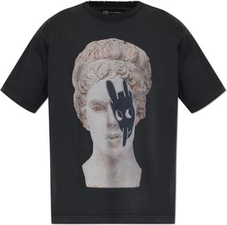 Misbhv Misbhv, Homme, Tops, Noir, Taille: XL T-shirt avec Bords Francs