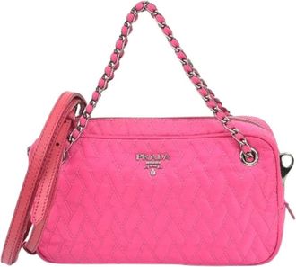 Prada Sac bandouli&egrave;re vintage doccasion - Femme - Pre-owned - Rose - Taille: ONE Size