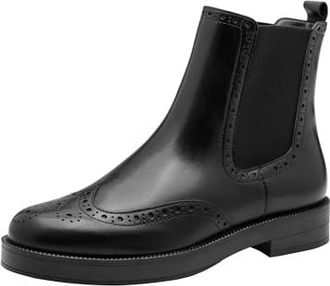 Tamaris Bottines plates pour femme 1-25338-45 - Noir - Taille 41 EU, Noir, 41 EU