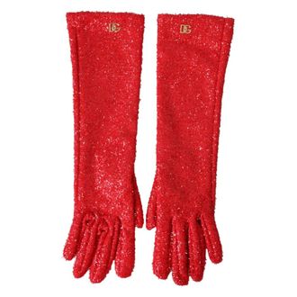 Dolce & Gabbana Damen, Accessories, Rot, 7 1/2 INGr&ouml;&szlig;e