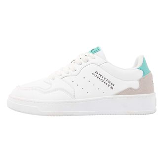 British Knights Damen VIGA Sneaker, Weiss Hellgrau Turquoise, 36 EU