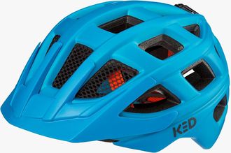 KED Cycling Kailu Kids Youth Fahrradhelm, Blau Matt, M (53-59cm)