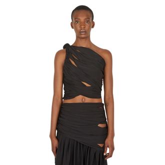 Di Petsa Tops - - Tops - Damen - Schwarzk - M