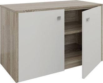 Altea Altea - Caisson roulant 70 cm d&eacute;cor cambrian oak et portes blanches