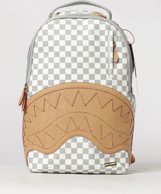 Sprayground Sac &agrave; dos &agrave; damier avec logo Shark crew et poche ordinateur