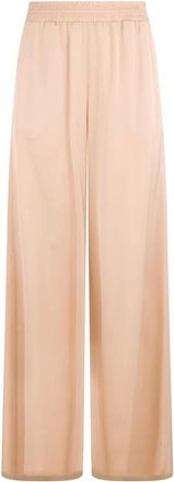 Fabiana Filippi Femme, Pantalons, Beige, Taille: 42 FR Pantalon large en satin